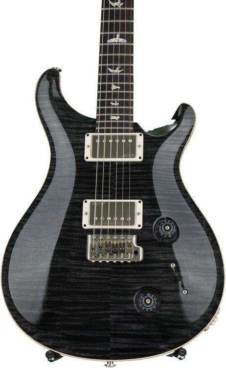 PRS Custom 22 10-Top - Gray Black with Pattern Thin Neck | Sweetwater