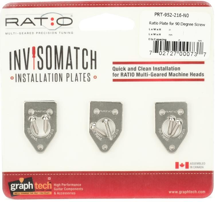 Graph Tech PRT-952-216-N0 Ratio InvisioMatch Machine Head Mounting ...