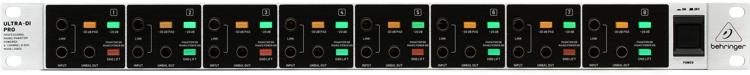 Behringer Ultra-DI Pro DI800v2 8-channel Active Instrument Direct Box ...
