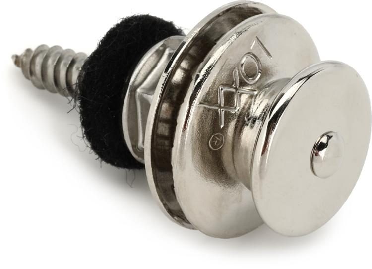 Loxx Strap Lock System for Guitar and Bass - Nickel | Sweetwater