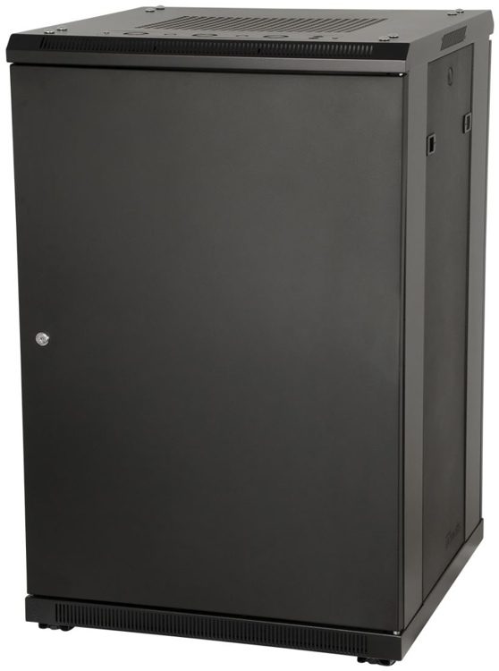 Gator GRW3022509 Floor Standing Rack - 22U with Glass Door | Sweetwater