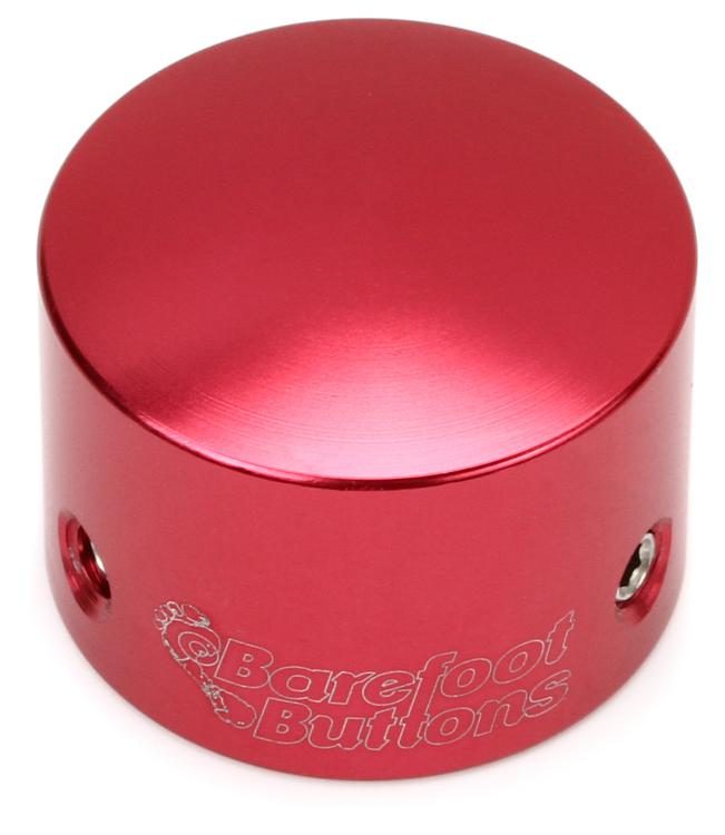 Barefoot Buttons V1 Tallboy Footswitch Cap - Red | Sweetwater