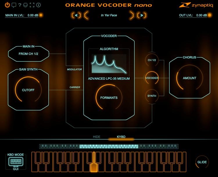 Zynaptiq Orange Vocoder Nano Plug-in | Sweetwater