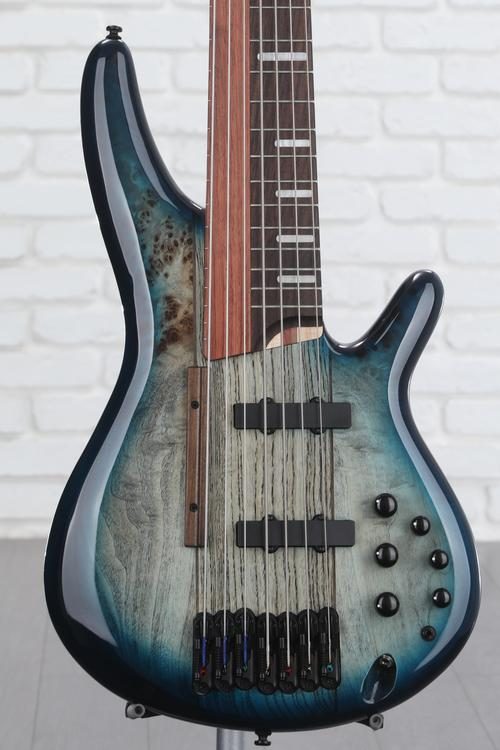 Ibanez Bass Workshop SRAS7 Ashula 7-string Bass Guitar - Cosmic Blue ...