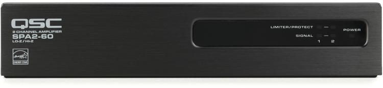 QSC SPA2-60 60W 2-Channel 70V Power Amplifier | Sweetwater