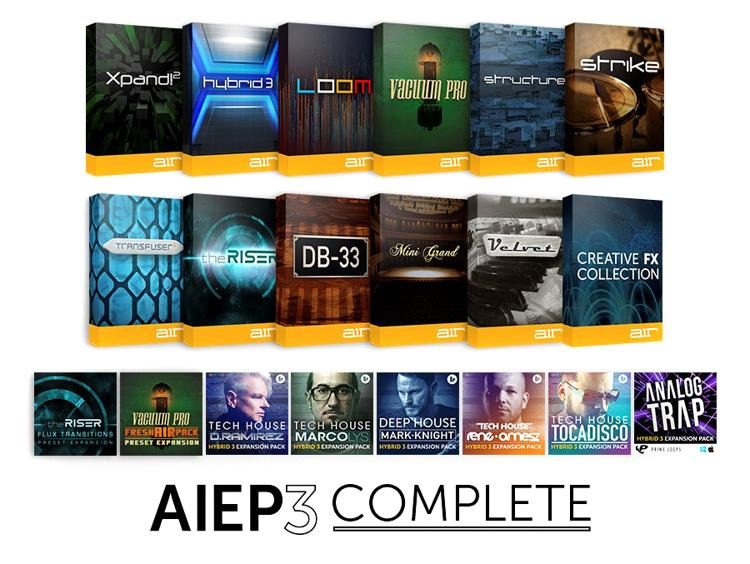 AIR AIEP3 Complete Instrument Pack 3.0 Virtual Instrument Plug-in ...