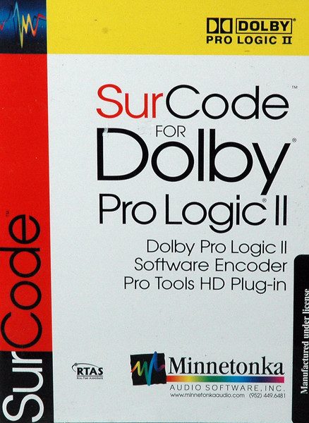 Minnetonka SurCode for Dolby Pro Logic II Encoder RTAS - Plug-In - RTAS ...
