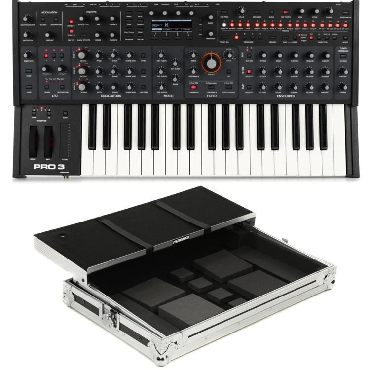 Sequential Pro 3 Multi-filter Mono Synth with Case | Sweetwater