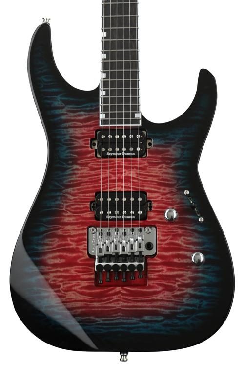ESP USA M-II NTB FR Flamed Maple Limited Edition - Blue Rose | Sweetwater