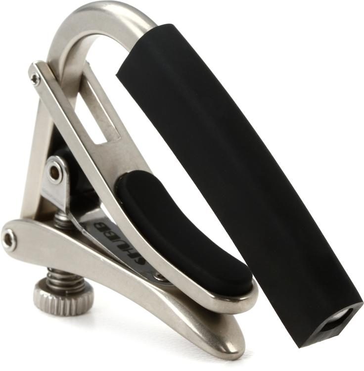 Shubb C4N Standard Capo for 7.25 inch Radius Guitar - Brushed Nickel | Sweetwater