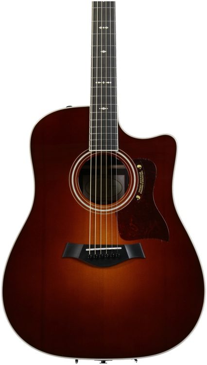 Taylor 710ce Indian Rosewood Dreadnought - Vintage Sunburst w/Cutaway ...
