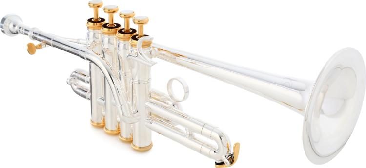XO 1700RS Professional Series Bb/A Piccolo Trumpet - Silver-plated with ...