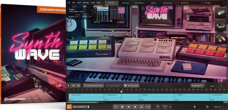 Toontrack Synthwave EZX Expansion | Sweetwater