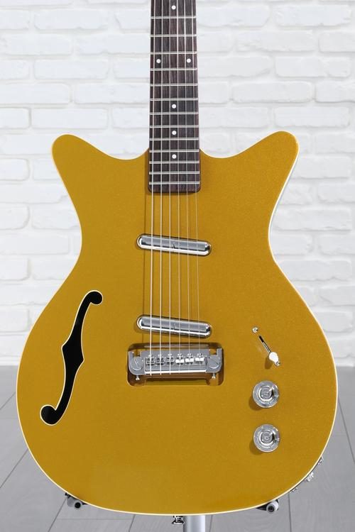 Danelectro Fifty Niner DC Semi-hollowbody Electric Guitar - Gold Top ...