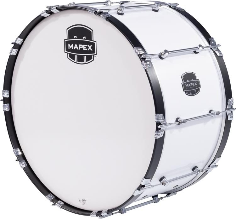 Mapex Quantum Mark II Marching Bass Drum - 14 inches x 26 inches, Gloss ...