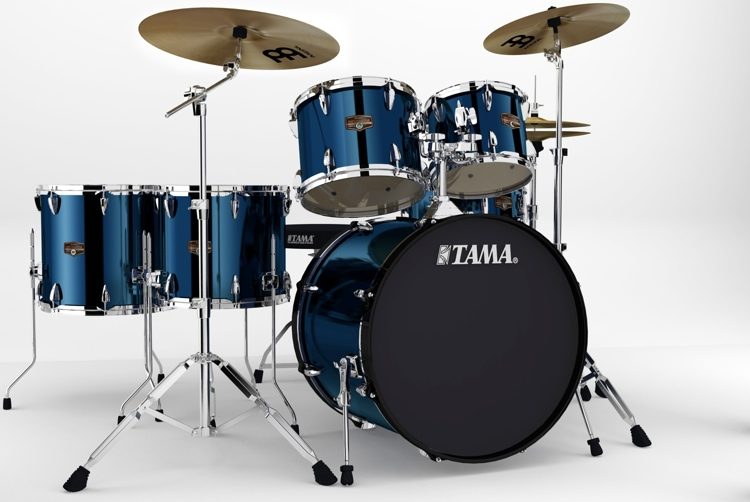 Tama Imperialstar Complete Drum Set - 6-piece - Midnight Blue | Sweetwater