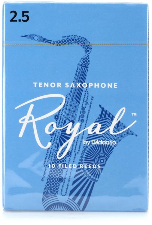 D'Addario RKB1025 - Royal Tenor Saxophone Reeds - 2.5 (10-pack ...