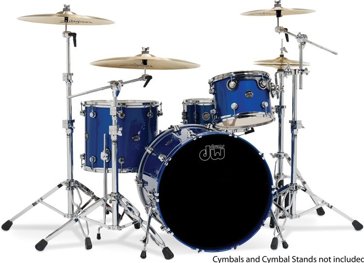 DW Performance Series 4-piece Shell Pack - Sapphire Blue | Sweetwater