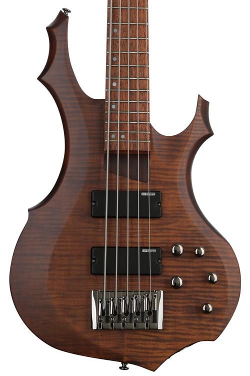 ESP LTD F-205FM - Walnut Brown Satin | Sweetwater