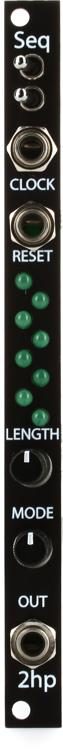 2HP Seq Eurorack Sequencer Module - Black | Sweetwater