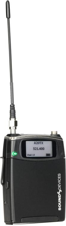 Sound Devices A20-TX Digital Bodypack Transmitter | Sweetwater