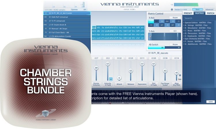 Vienna Symphonic Library Chamber Strings Bundle - Standard Library ...