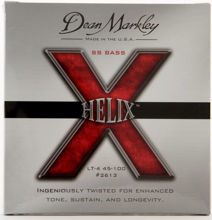Dean Markley 2613 Helix Hd Stainless Steel Bass Strings 040 100 Light Sweetwater 