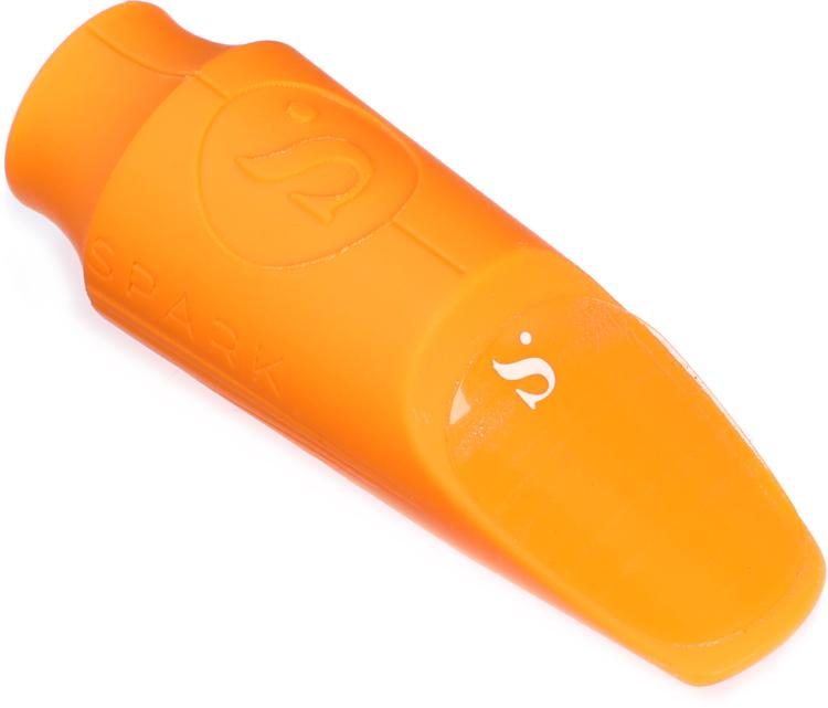 Syos Originals Spark Soprano Saxophone Mouthpiece - 6, Lava Orange ...