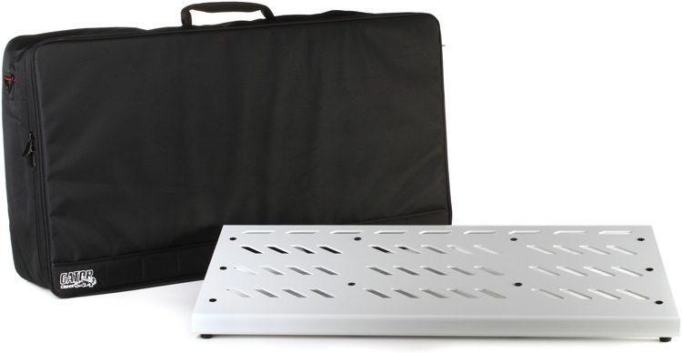 Gator Extra Large Pedalboard with Bag - 32"x17" White | Sweetwater