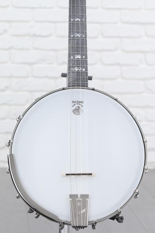 Deering Artisan Goodtime 19-fret Tenor Banjo - Dark Red Mahogany Satin ...