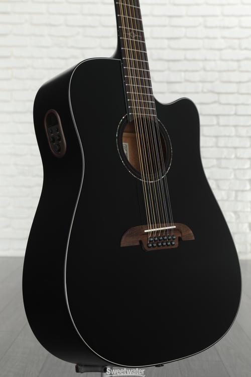 Alvarez AD60ce 12-string Acoustic-electric Guitar - Black | Sweetwater