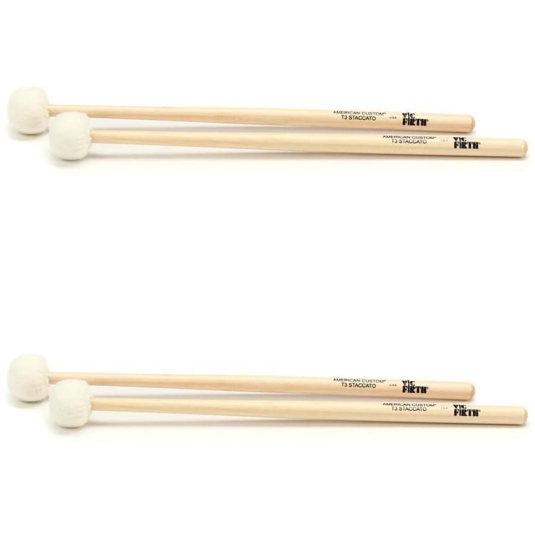 Vic Firth American Custom Timpani Mallets - T3 Staccato - 2 Pair | Sweetwater