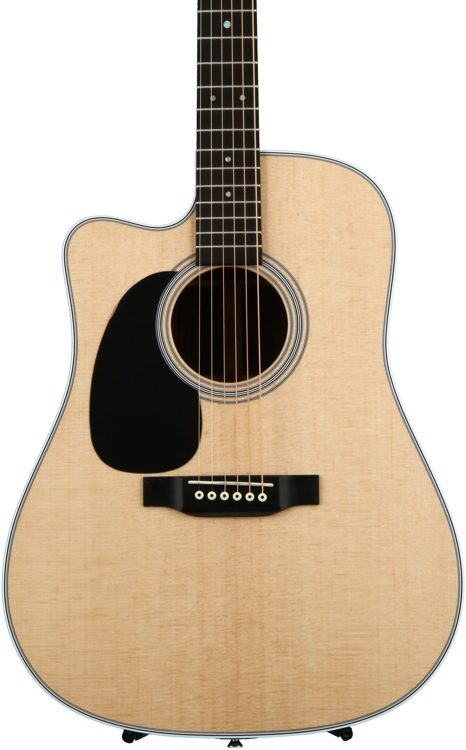 Martin DC-28E Left-handed - Natural | Sweetwater