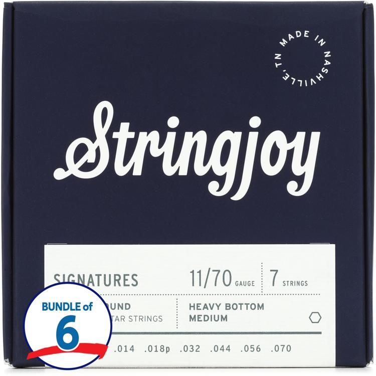 Stringjoy Signatures Nickel-wound Heavy Bottom 7-string Electric Guitar ...