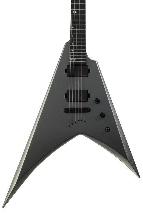 ESP USA V-II NT Electric Guitar - Adamantium | Sweetwater