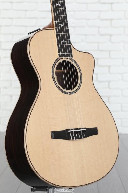 Taylor 812ce-N Grand Concert Nylon-string Guitar - Natural | Sweetwater