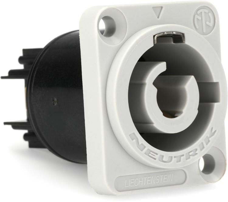 Neutrik NAC3MPB-1 Locking powerCON Panel-mount Connnector | Sweetwater