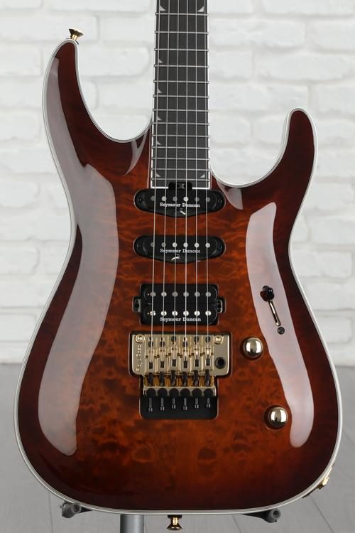Jackson Pro Plus Series Soloist SLA3Q Electric Guitar - Amber Tiger Eye ...