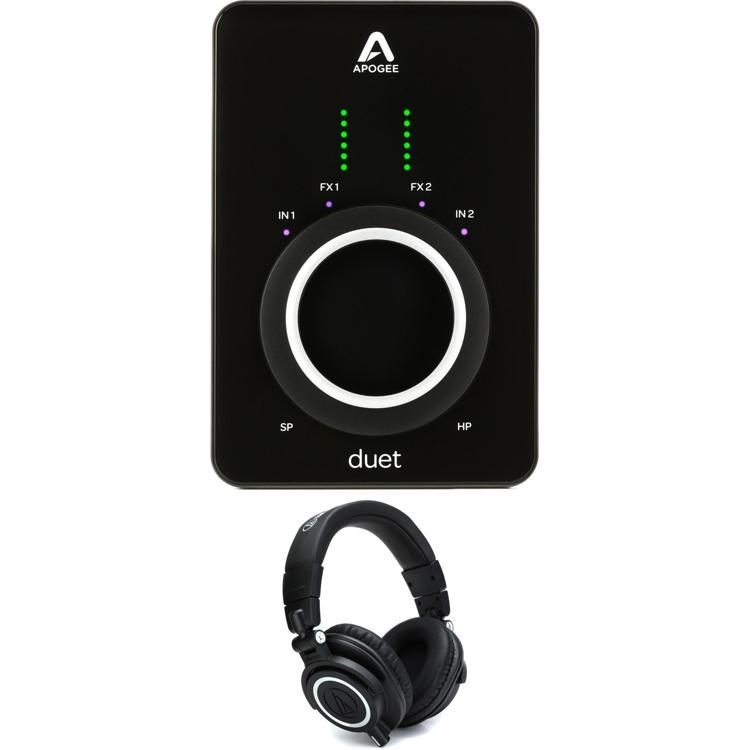 Apogee Duet 3 2x4 USB-C Audio Interface and Headphones | Sweetwater