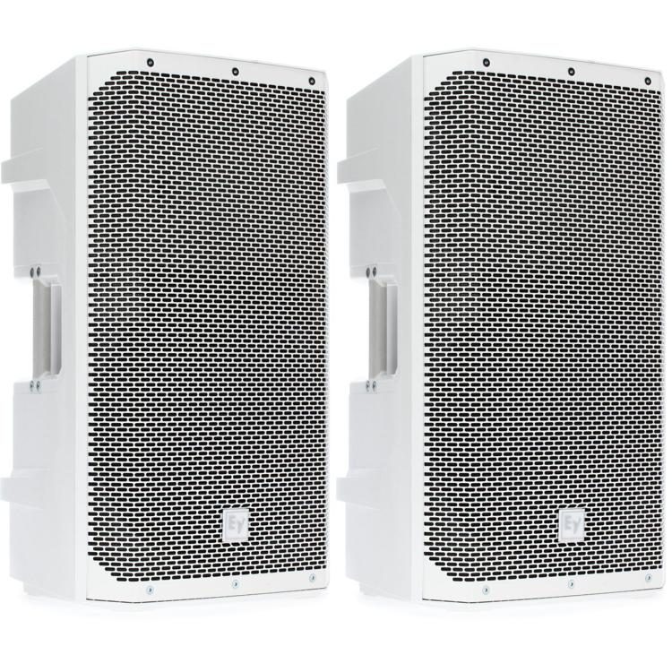 Electro-Voice ELX200-12P 12-inch Powered Speaker - Pair, White | Sweetwater
