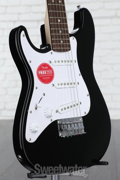 Squier Mini Strat Left-handed Electric Guitar Black Websites | www ...