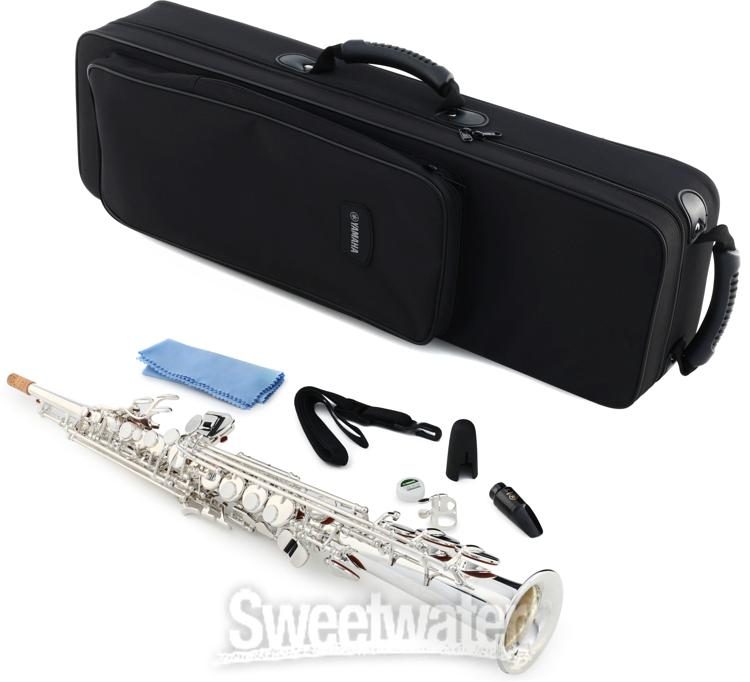 Silver Soprano Saxophone