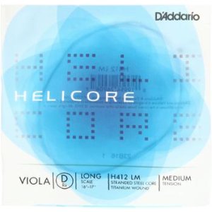 D'Addario H410 Helicore Viola String Set - Long Scale (16-17 inch ...