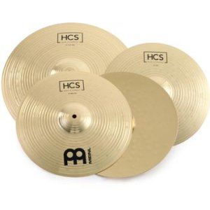 Meinl Cymbals HCS Basic Cymbal Set - 3-piece with Free 14-inch Crash | Sweetwater