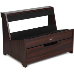 Fender Deluxe Wooden 3-tier Guitar Stand | Sweetwater