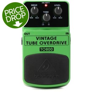 Behringer TO800 Vintage Tube Overdrive Pedal | Sweetwater