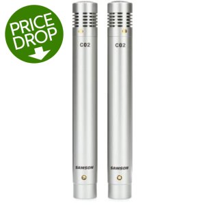 Samson C02 Small-diaphragm Condenser Microphone - Stereo Pair | Sweetwater