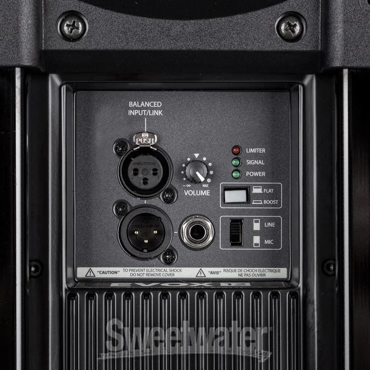 RCF EVOX 12 Column Speaker Array System - Black | Sweetwater