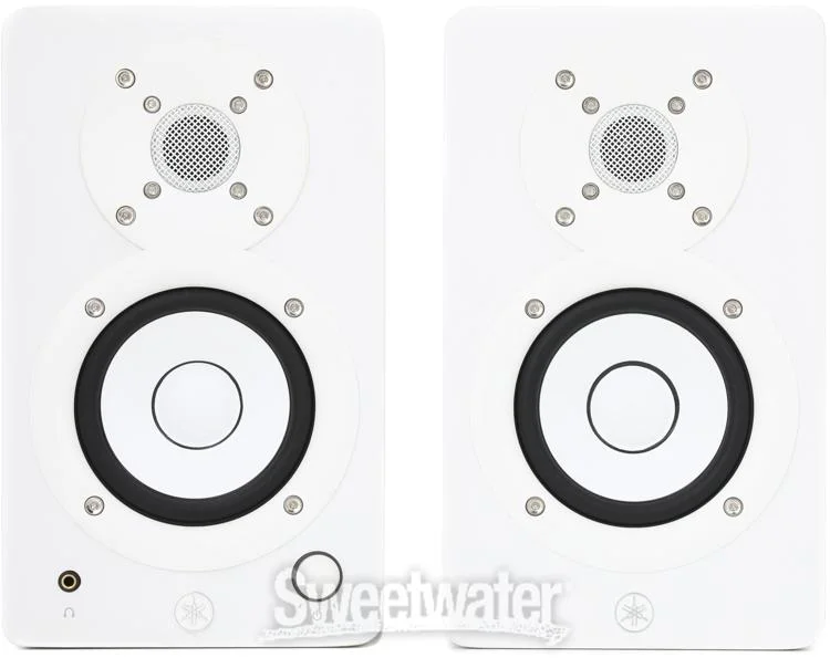 Yamaha HS4 4.5-inch Powered Studio Monitor Pair - White | Sweetwater