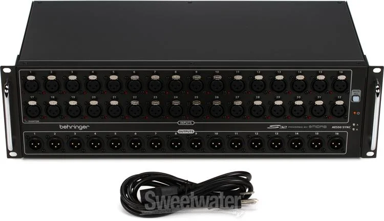 Behringer S32 32 x 16 Digital Stage Box | Sweetwater